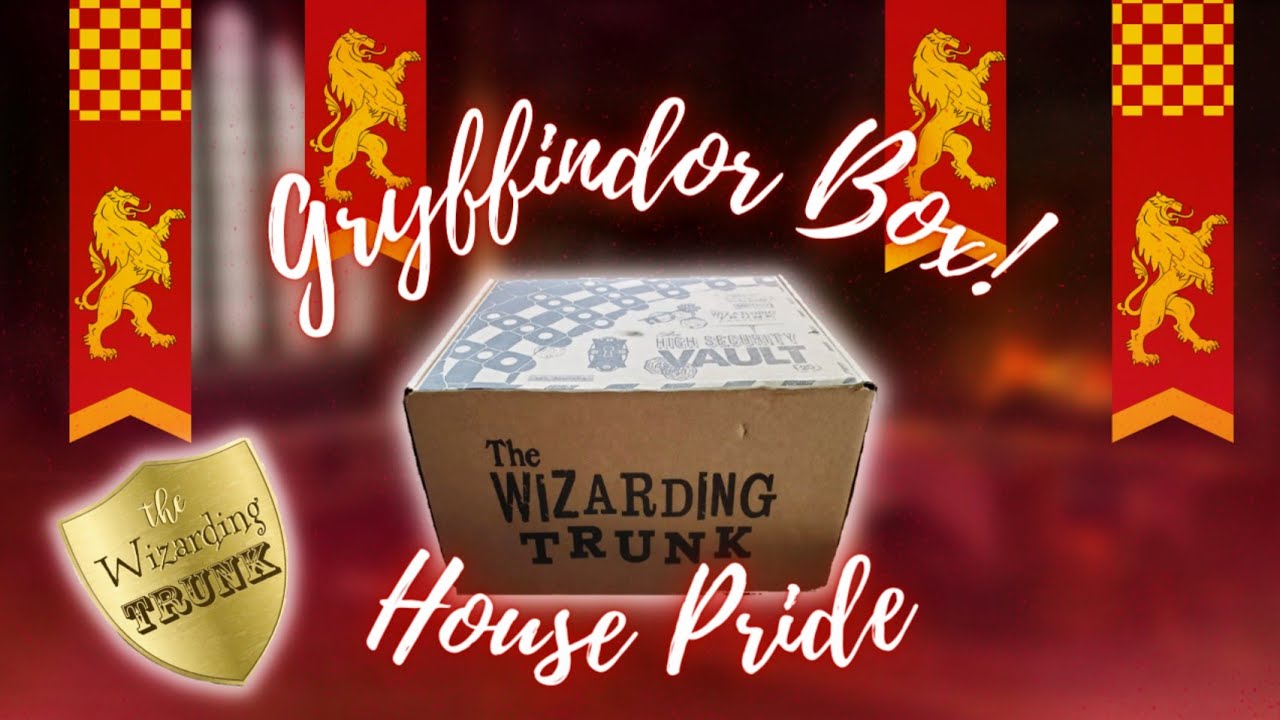 The Wizarding Trunk | House Pride Box: Gryffindor! Harry Potter ...