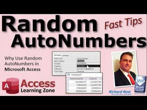 Why Use Random AutoNumbers in Microsoft Access - YouTube
