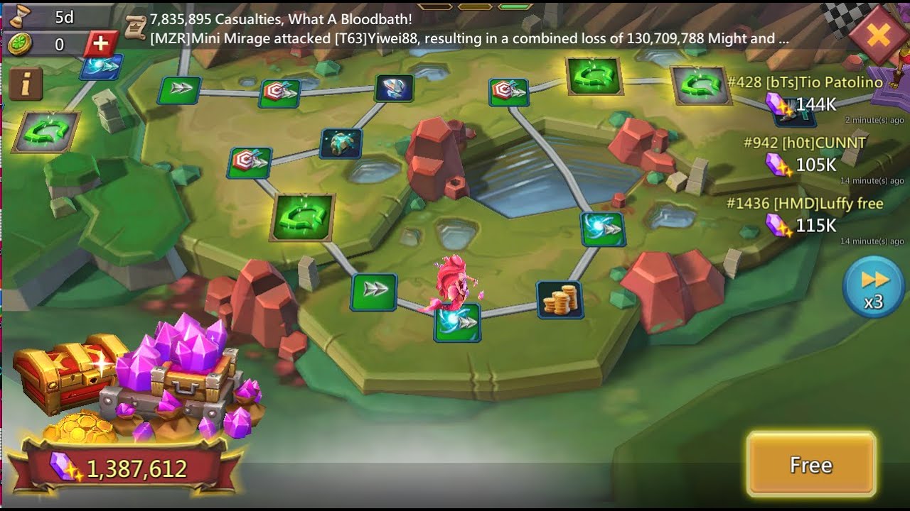 Spending Millions of Gems, Live- Lords Mobile - YouTube