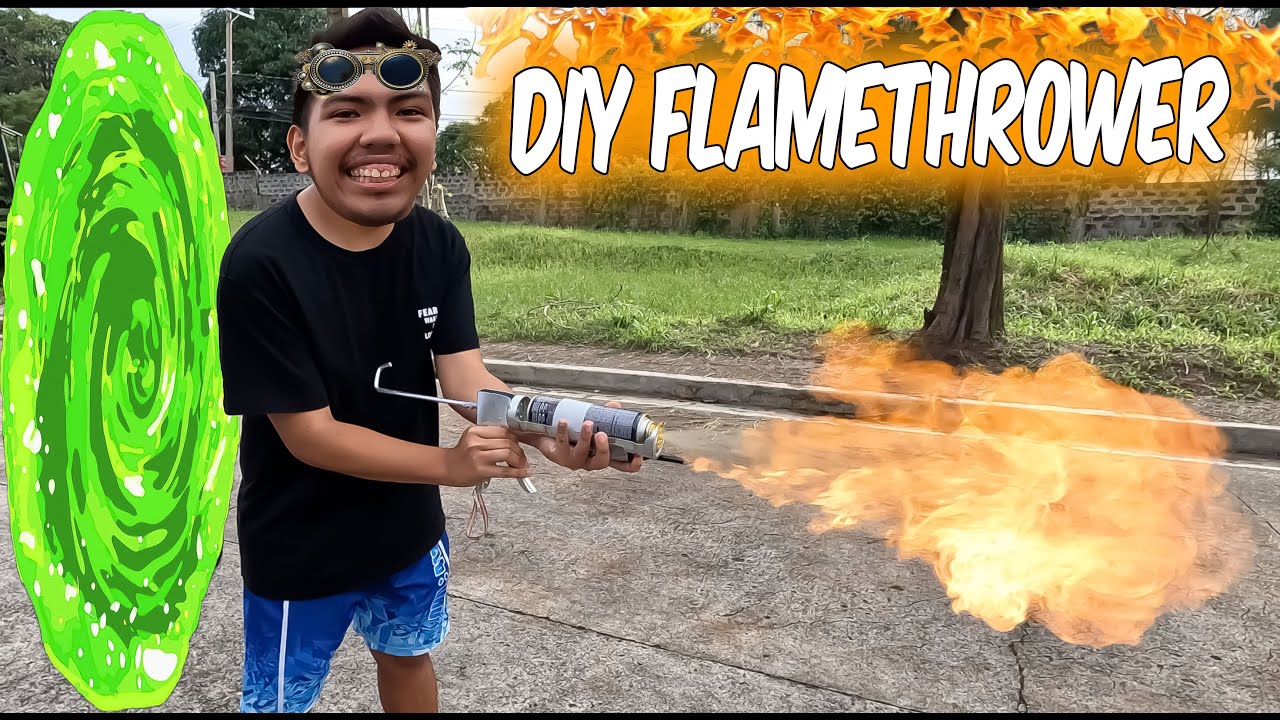 DIY FLAMETHROWER! 🔥🔥🔥 - YouTube