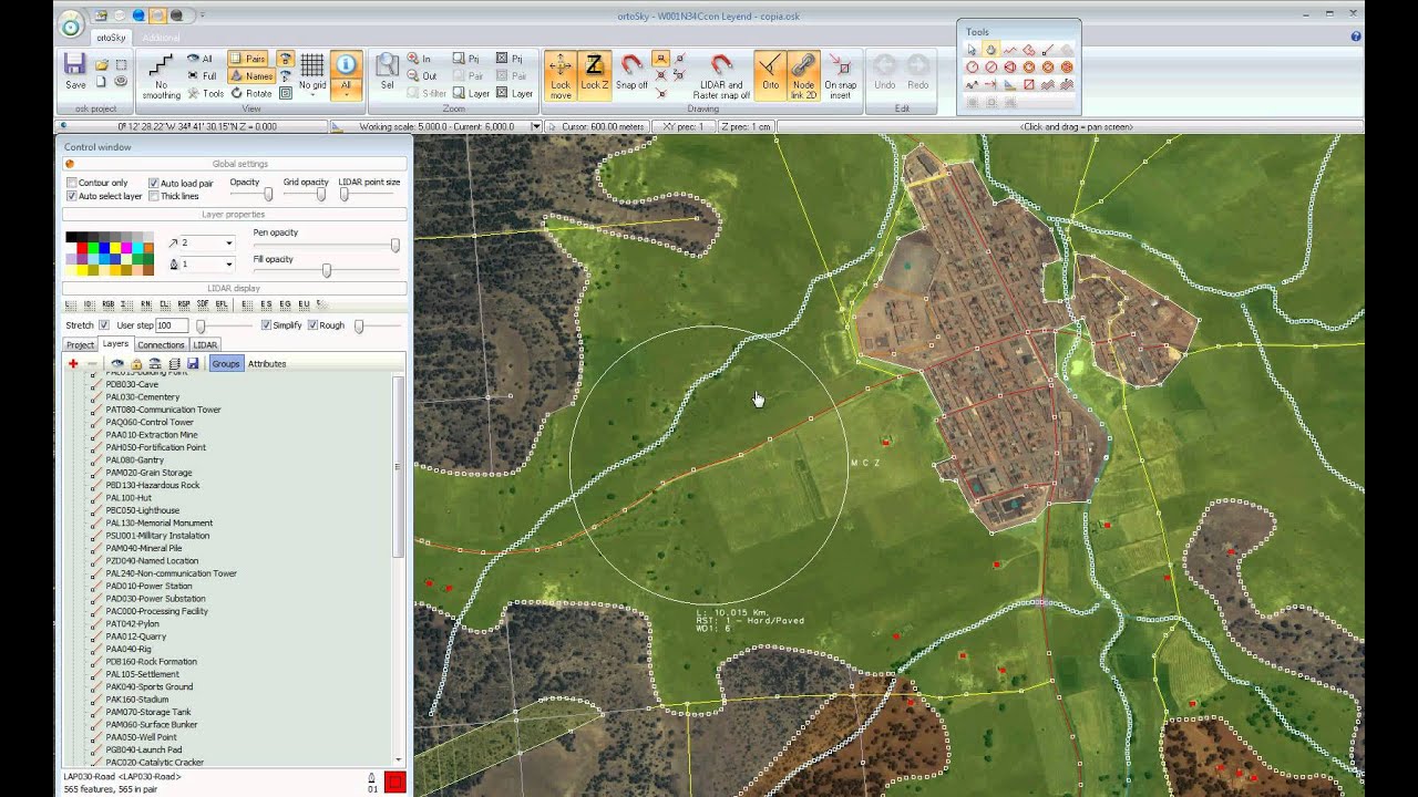 GIS 2D panning and zoom capabilites - YouTube