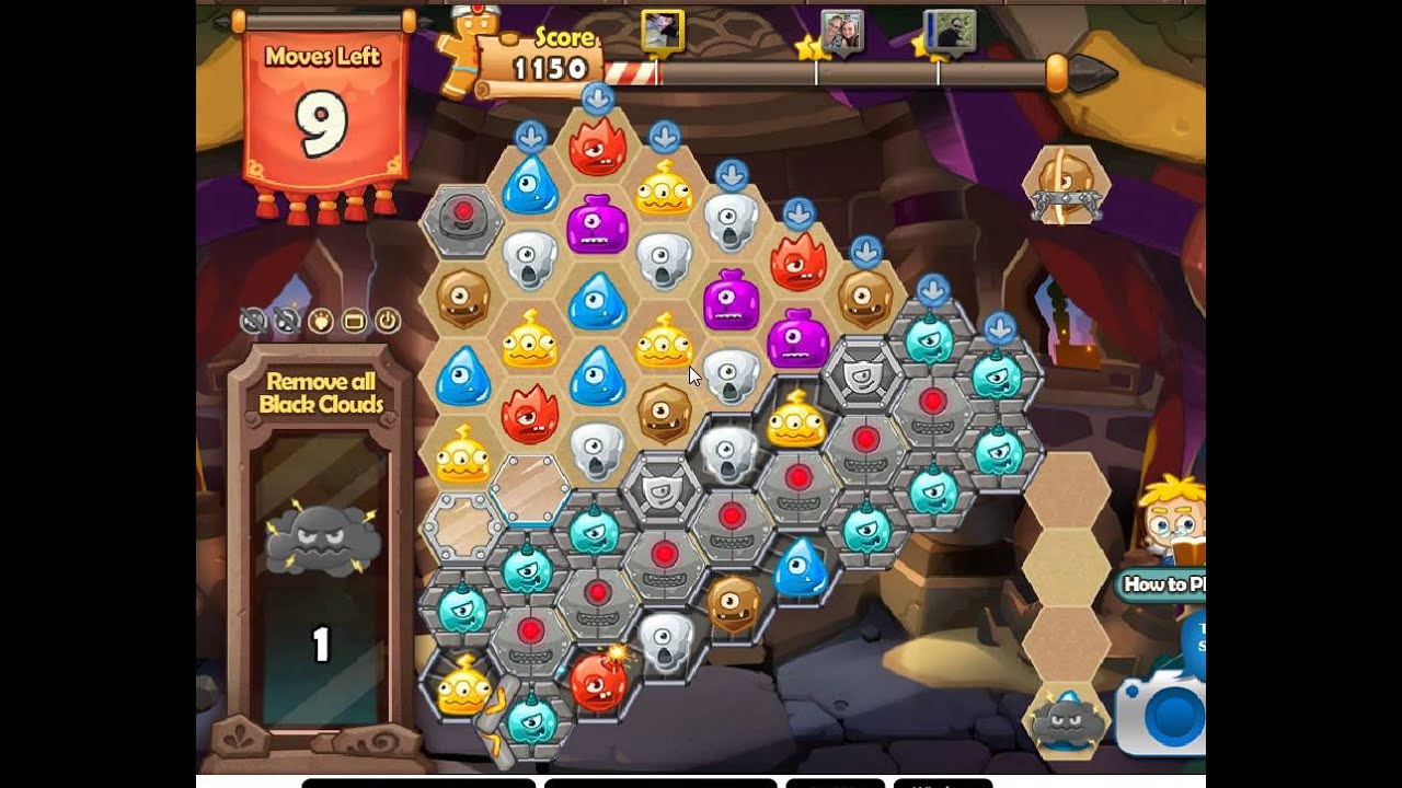 Monster Busters Hexa Blast Stage 713 - YouTube