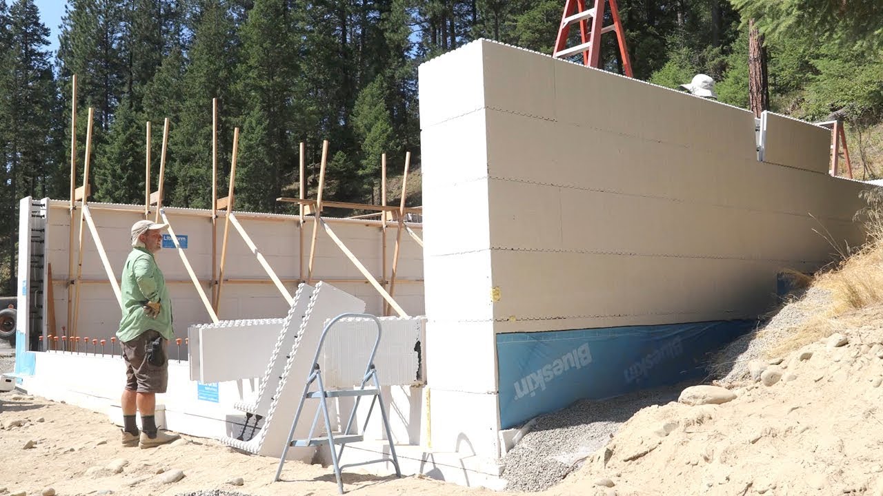 Building a House Start to Finish: ICF Construction on Mountain Home in ...
