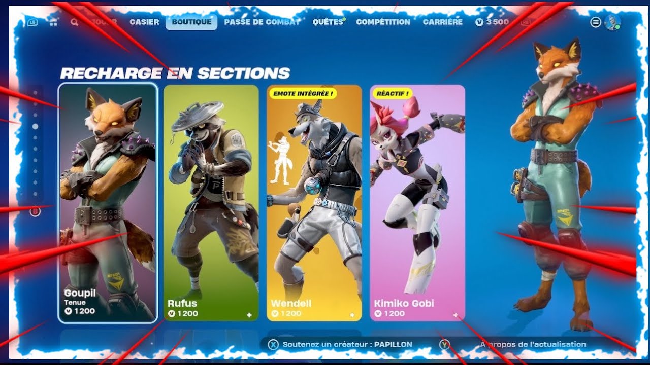 RETOUR DU PACK AGENT DOUBLE🔥🔥| Boutique fortnite du 8 juillet 2024 😎 ...