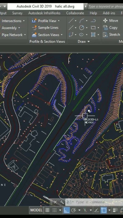 Arcgis to Civil 3d | 3d Polyline work for Topographic Map #3dpolyline #featureline # ...
