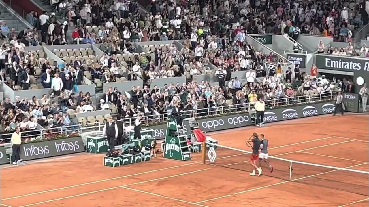 Zverev-Molcan. Match point. Roland Garros 2023. - YouTube
