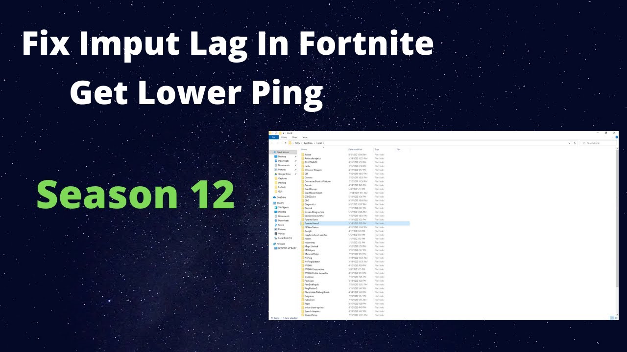 HOW TO FIX IMPUT LAG, FPS, AND PING IN FORTNITE!! Must see - YouTube