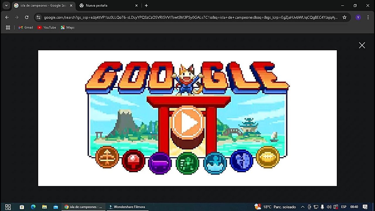 el mejor juego de google jugando - YouTube