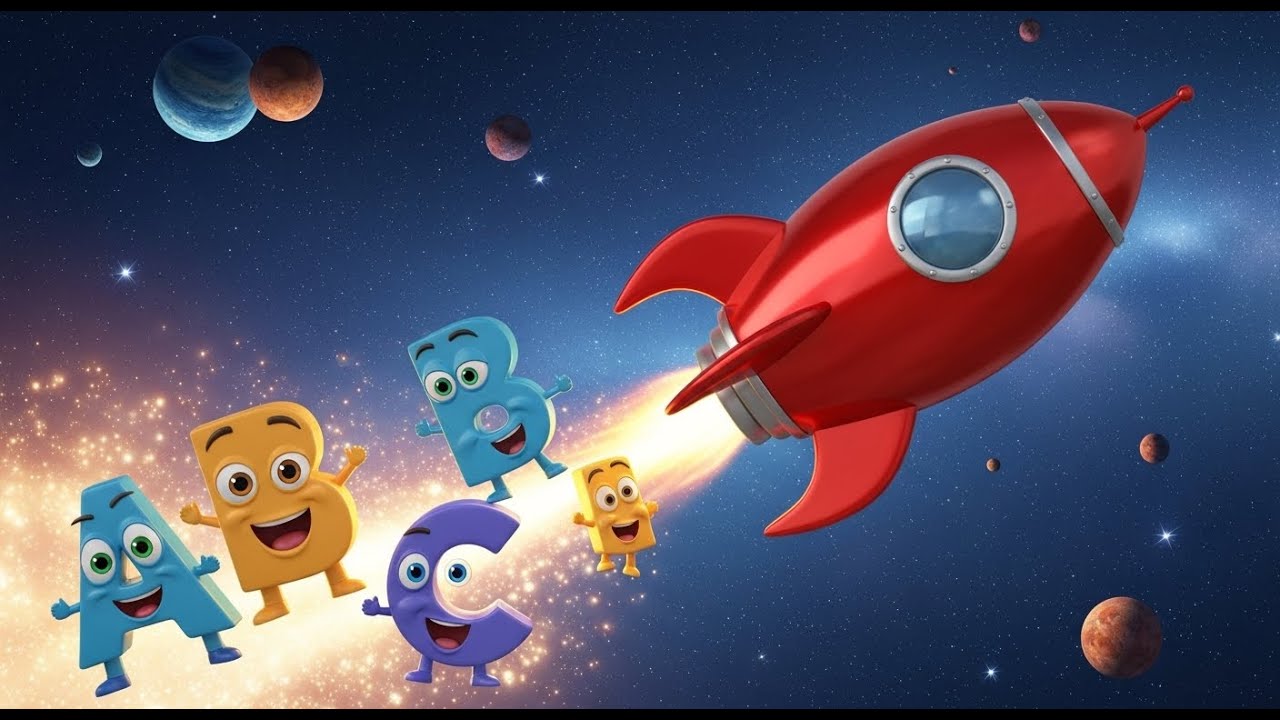 ABC on the Rocket Ship 🚀 | Learn ABCs for Kids | Fun Preschool ...