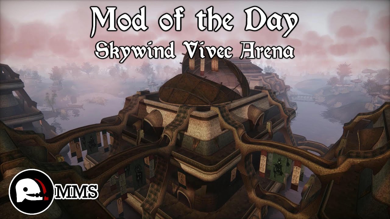Morrowind Mod of the Day - Skywind Vivec Arena Showcase - YouTube