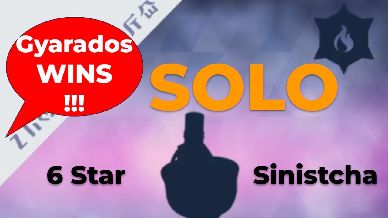 How to SOLO 6 star Sinistcha Fire Tera Type - Gyarados - Pokemon ...