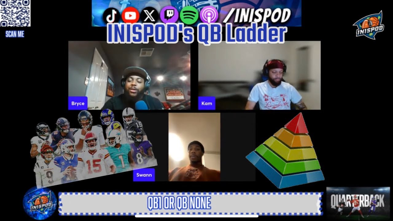 Jayden Daniels on the Rise, Sam Darnold Collapse, Lamar vs Josh | INISPOD QB Ladder - YouTube