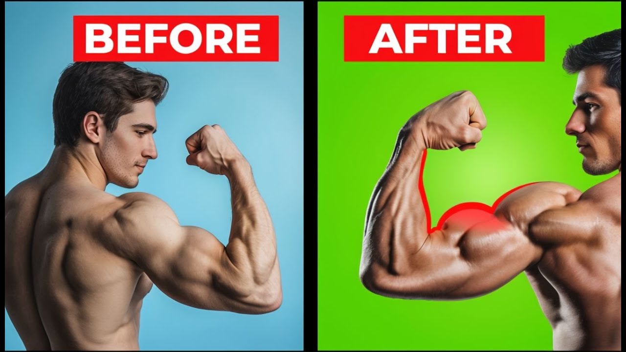 How to grow your arms fast with just dumbbells - YouTube
