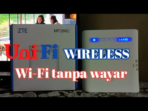UNIFI AIR || ZTE, MF286C || PEMASANGAN WIFI TANPA WAYAR || PRODUK TM ...