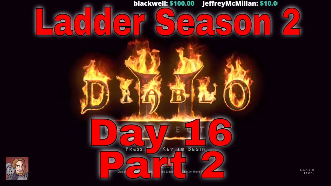 D2R 2.5 Ladder S2 Day 16 Part 2 (Onward To 97) - YouTube