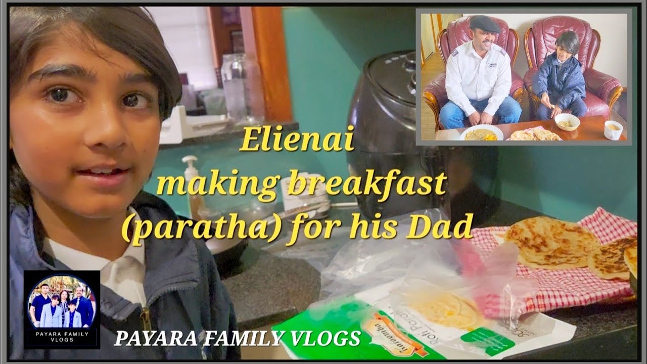 Elienai is making breakfast for his Dad #sydneylife #australia # ...