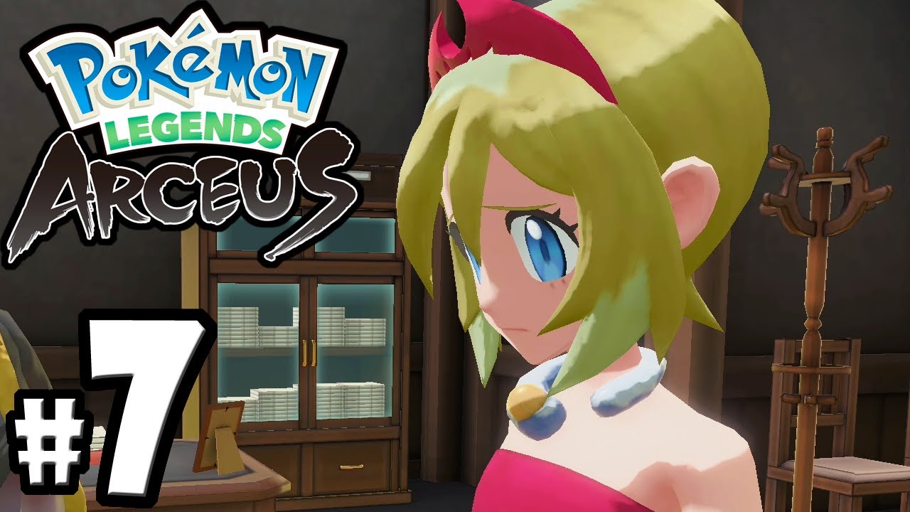 Adaman VS Irida, Bidoof Hunt - Pokemon Legends: Arceus - Gameplay ...