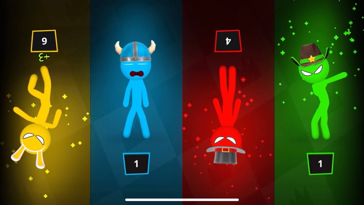 Stickman Party 1 2 3 4 Minigames-Gameplay Walkthrough Tournament Mode ...