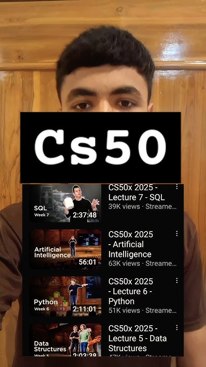 Cs50 by HARVARD UNIVERSITY #davidmalan #harvard #cs50 - YouTube