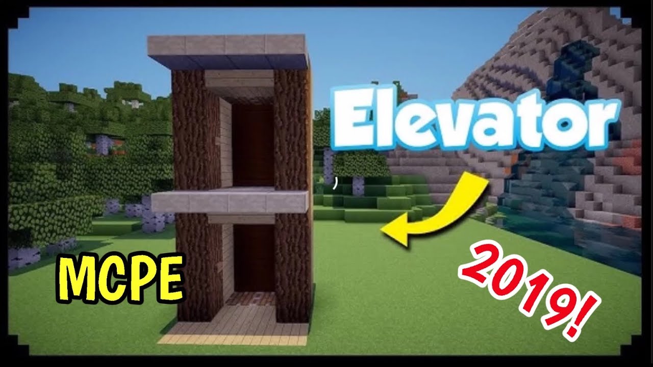 How To Make A Working Elevator In Minecraft PE 2019 | HD - YouTube