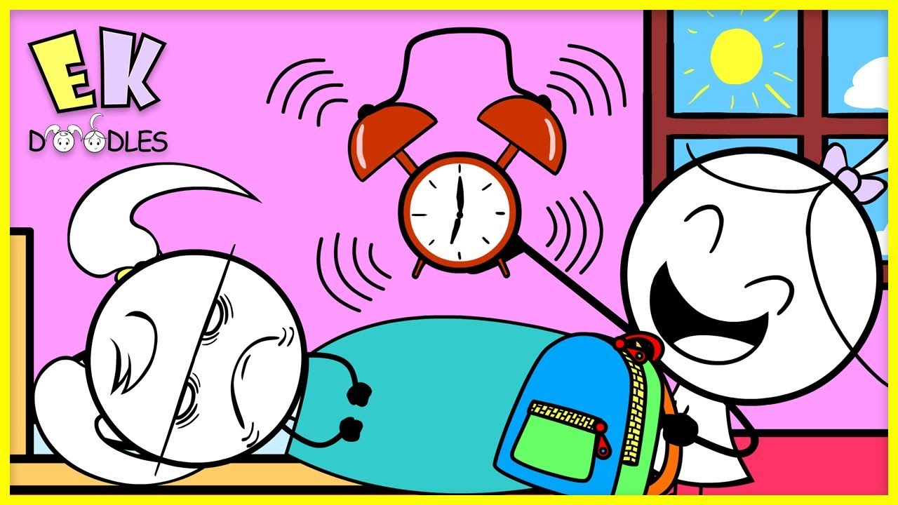 School Day Morning Routine ! EK Doodles Fun Indoor Activities - YouTube
