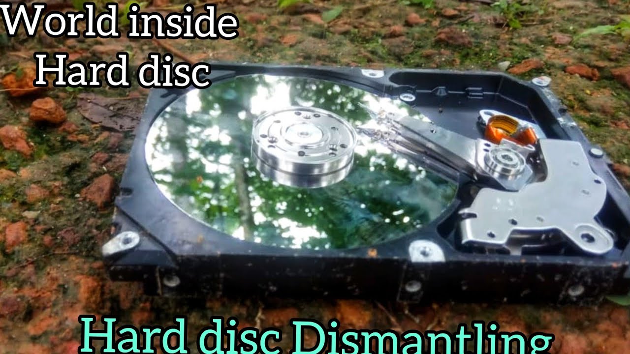 Dismantling hard disc#Dismantling#crafts#world inside hard disc - YouTube