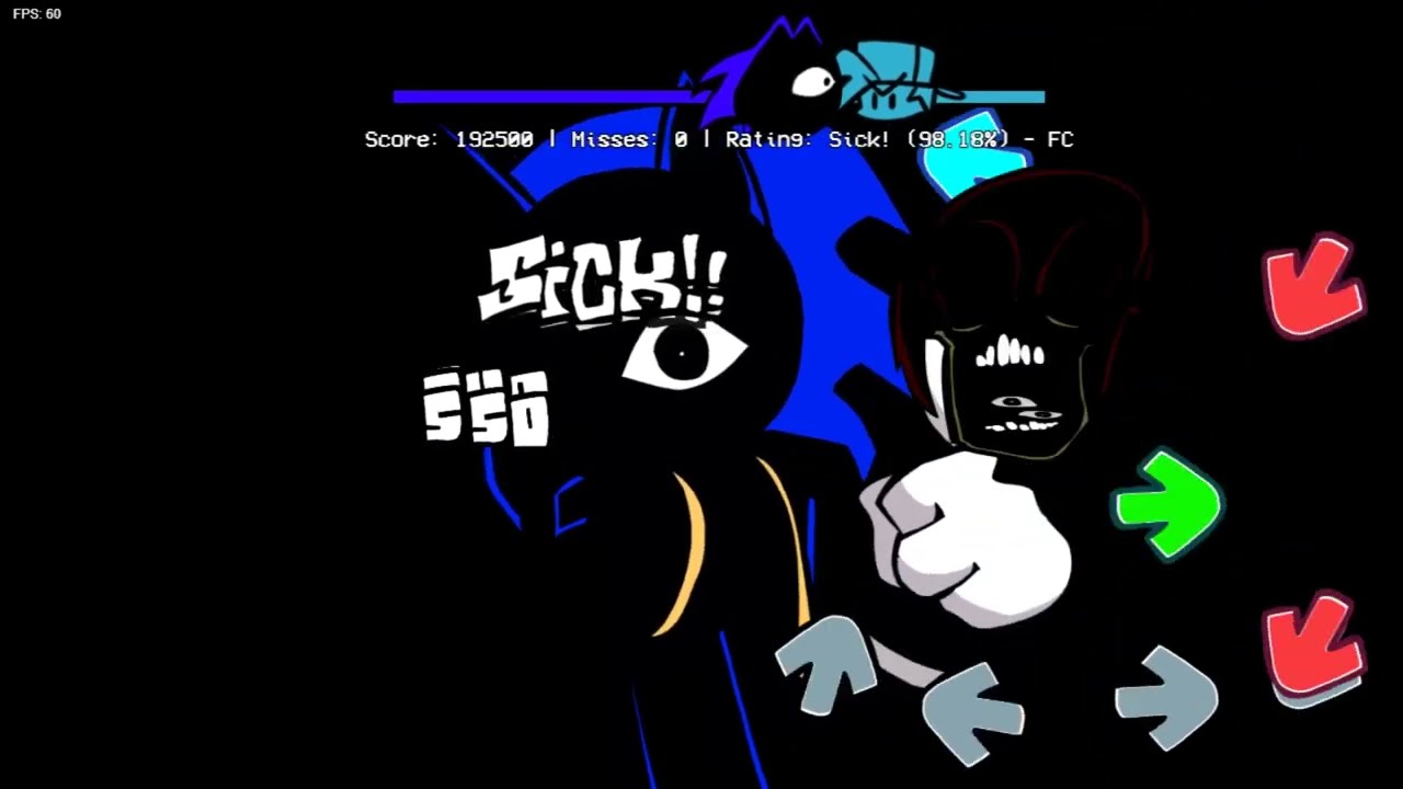 FNF vs. Cyclops Sonic (Speed.GIF) | Control FC - YouTube