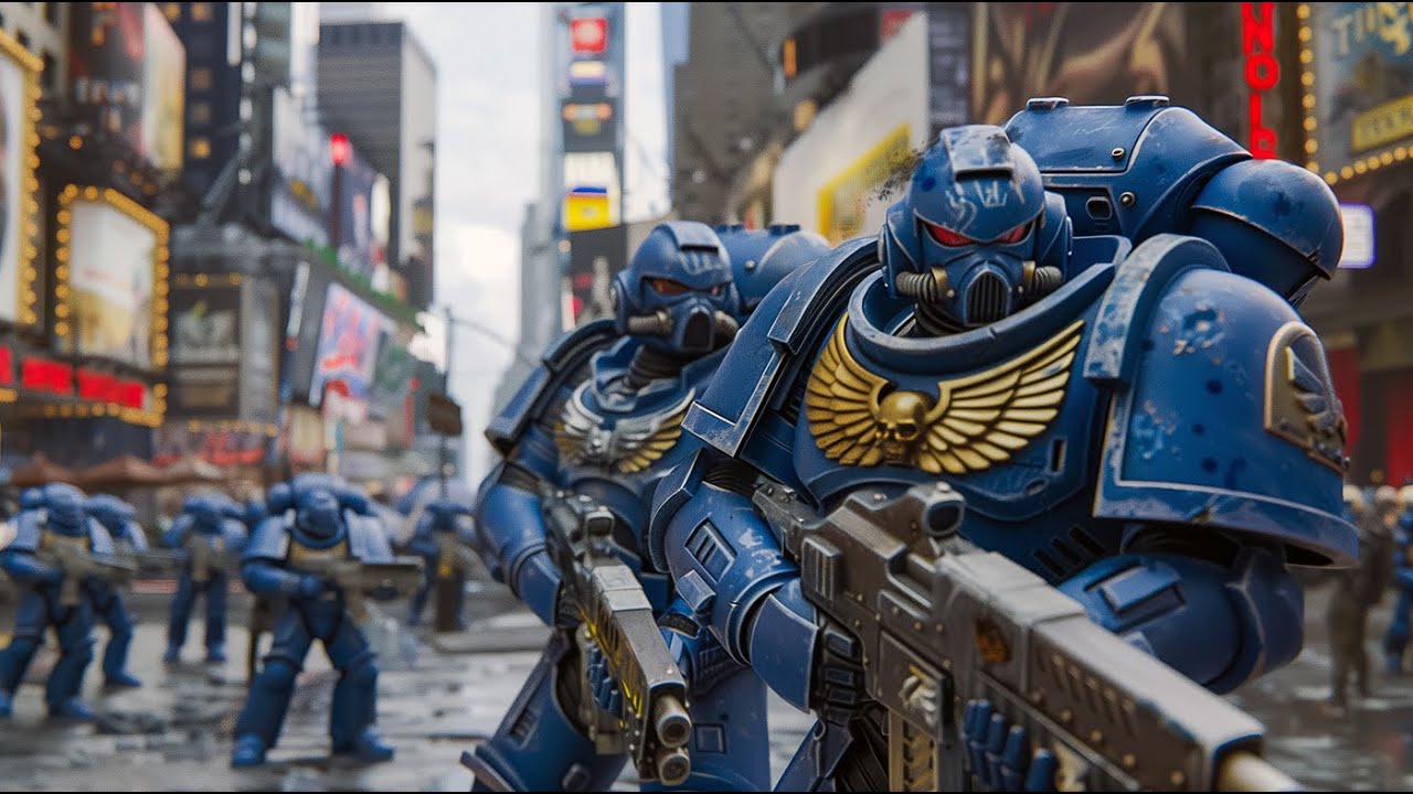 8,000,000 NEMEROTH & TYRANIDS ATTACKS SPACE MARINE CITY DEFENCE ...