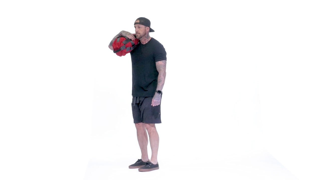 How to Perform the Sandbag Lunge Shoulder Back - YouTube