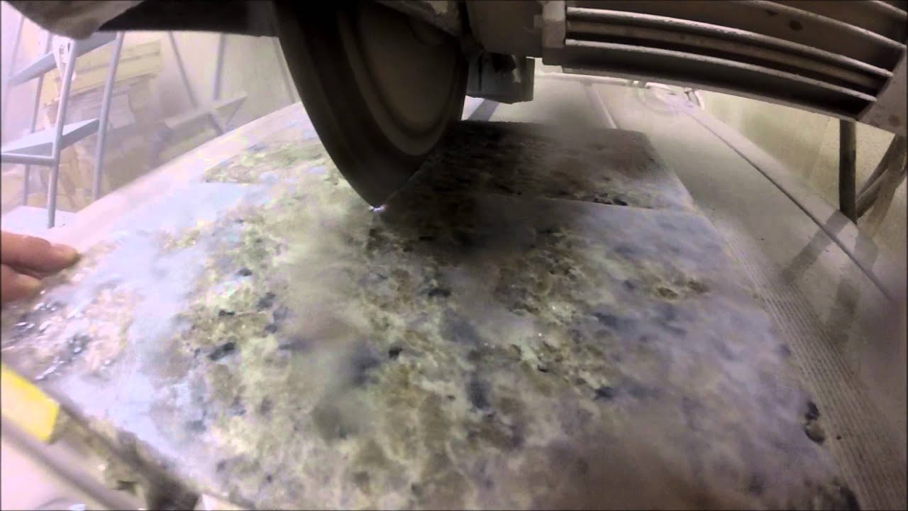 Cutting Hard Granite with Diamonds - YouTube