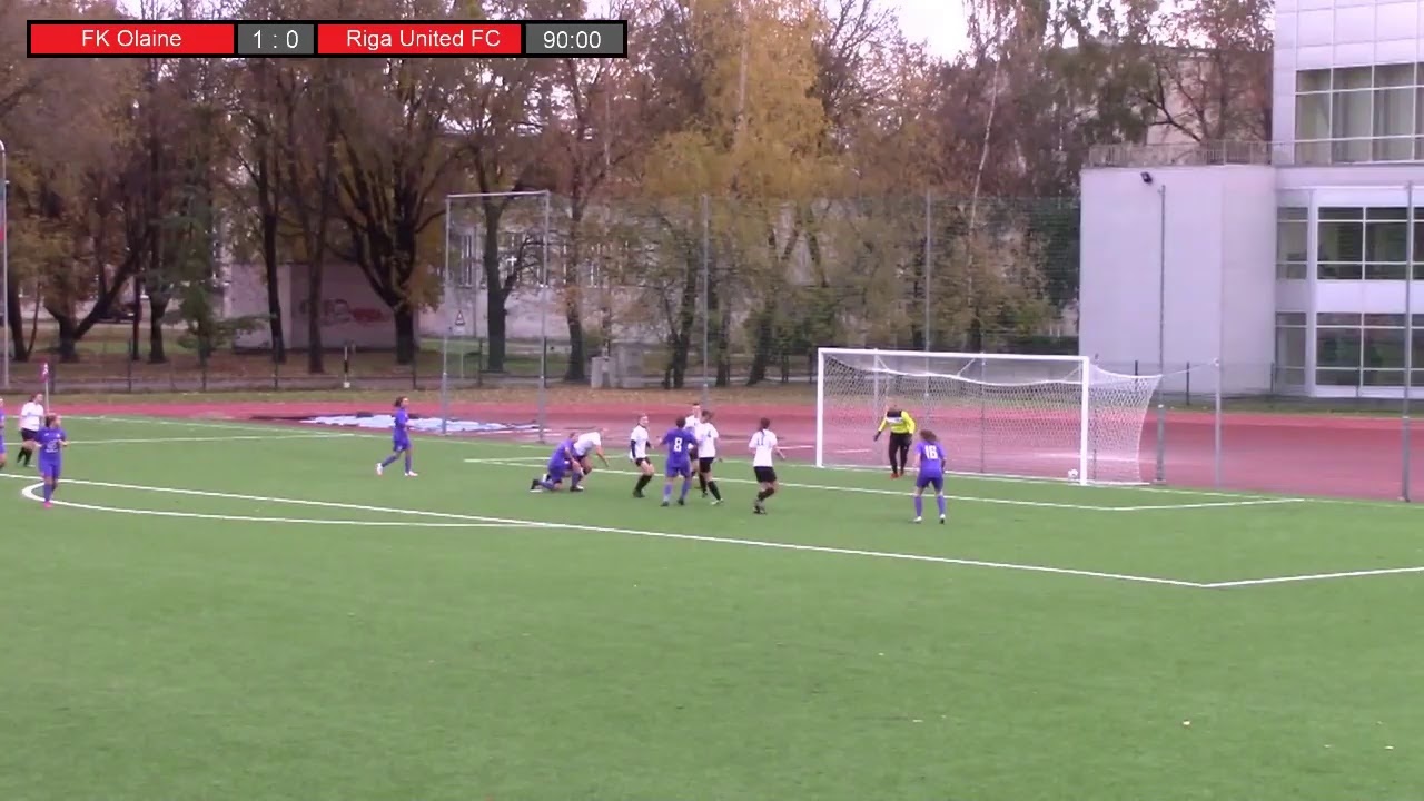 Riga United FC Ladies - FK Olaine | Latvijas Sieviešu futbola līgas ...