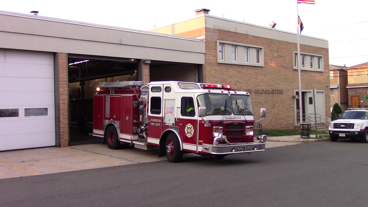 Harrison Fire Department Engine 3 Engine 2 And Car 2 Responding - YouTube