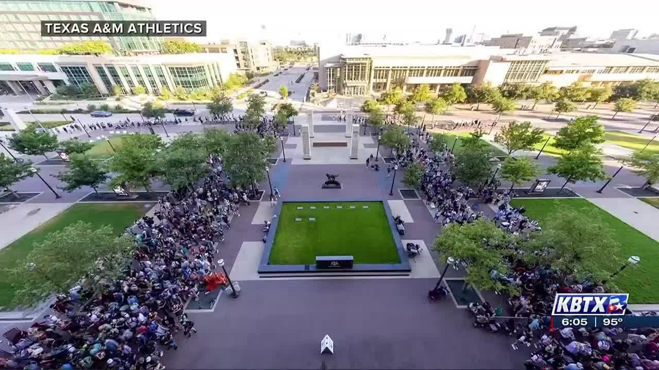 Hundreds of Aggies show up for first ticket pull of 2023 football ...