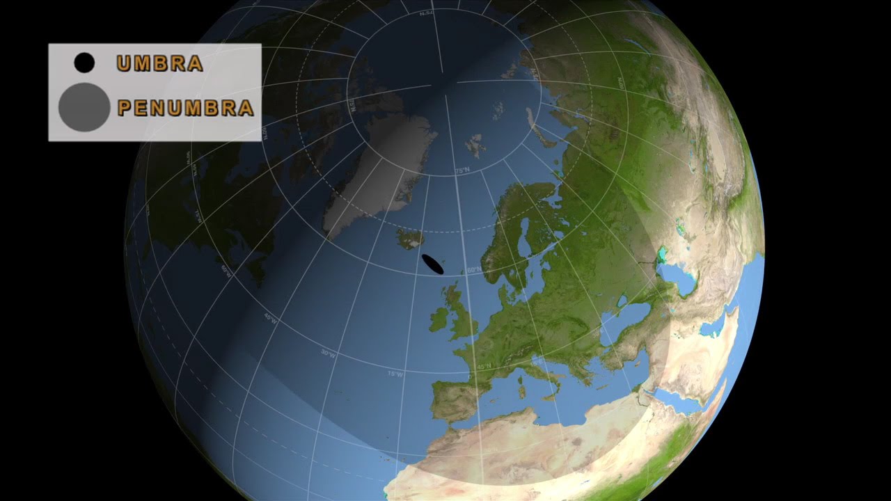 Solar Eclipse over Europe on 20 March 2015 - YouTube