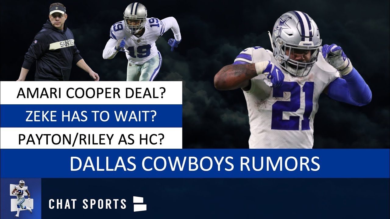 Cowboys Rumors: Ezekiel Elliott Contract, Amari Cooper, Sean Payton Or ...