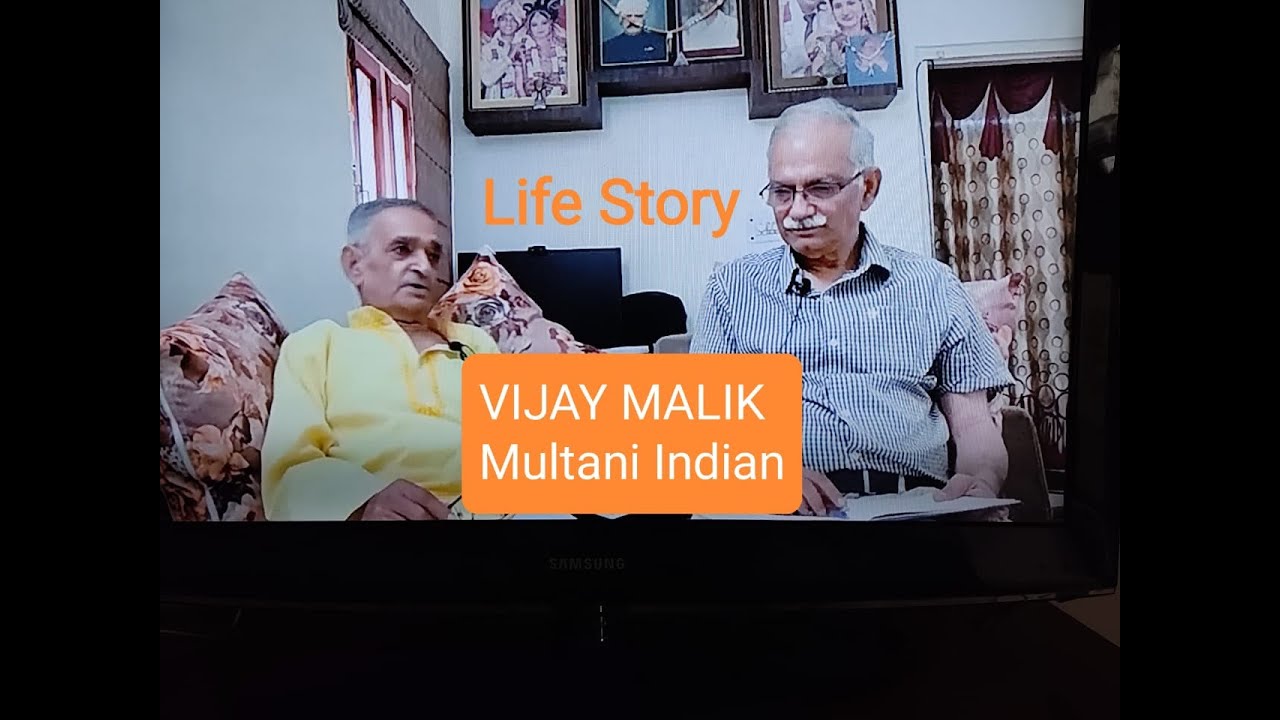 VIJAY MALIK // MULTANI INDIAN // LIFE STORY IN MULTANI BOLI // Hindu ...