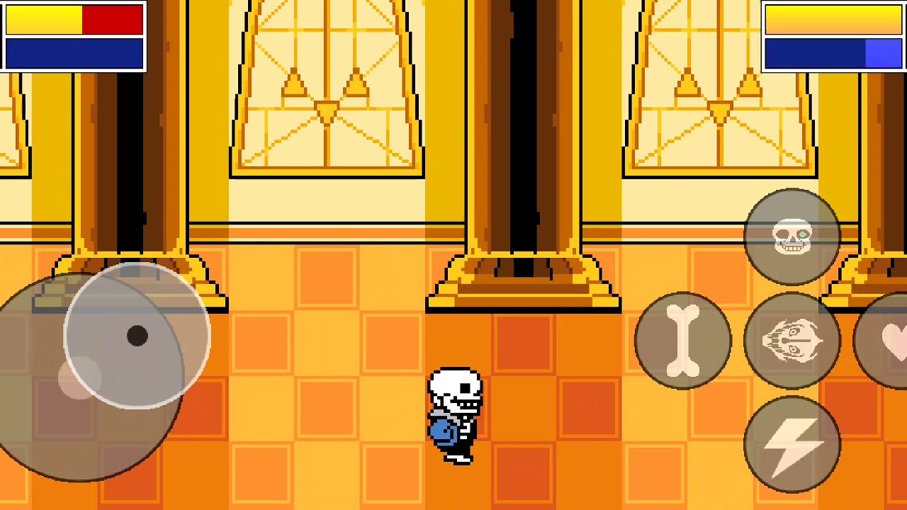 The fight is over frisk : undertale sans vs frisk BETA - YouTube