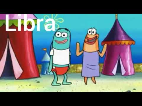 The zodiac signs portrayed by Spongebob - YouTube