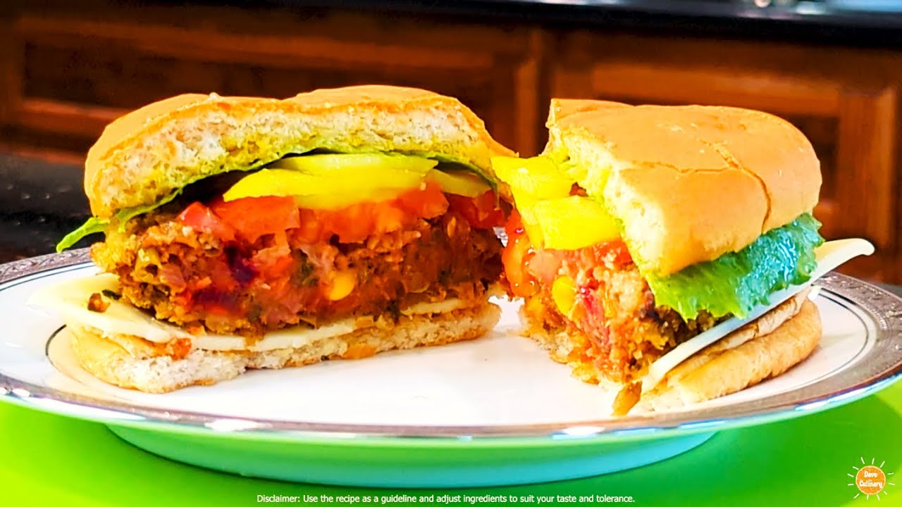 Dave Veggie Burger - Very healthy - Dave Signature Recipe - YouTube