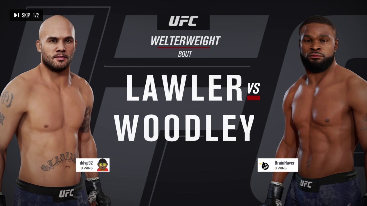 Tyron Woodley vs Robbie Lawler Round 1 Knockout - YouTube