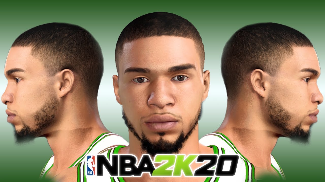 JAYSON TATUM FACE CREATION NBA 2K21 NBA 2K20 (MOST ACCURATE) - YouTube
