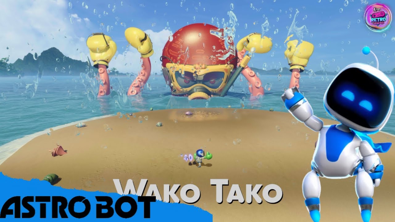 Astro Bot - Wako Tako -All Bots & Puzzle Pieces PS5 Gameplay - YouTube