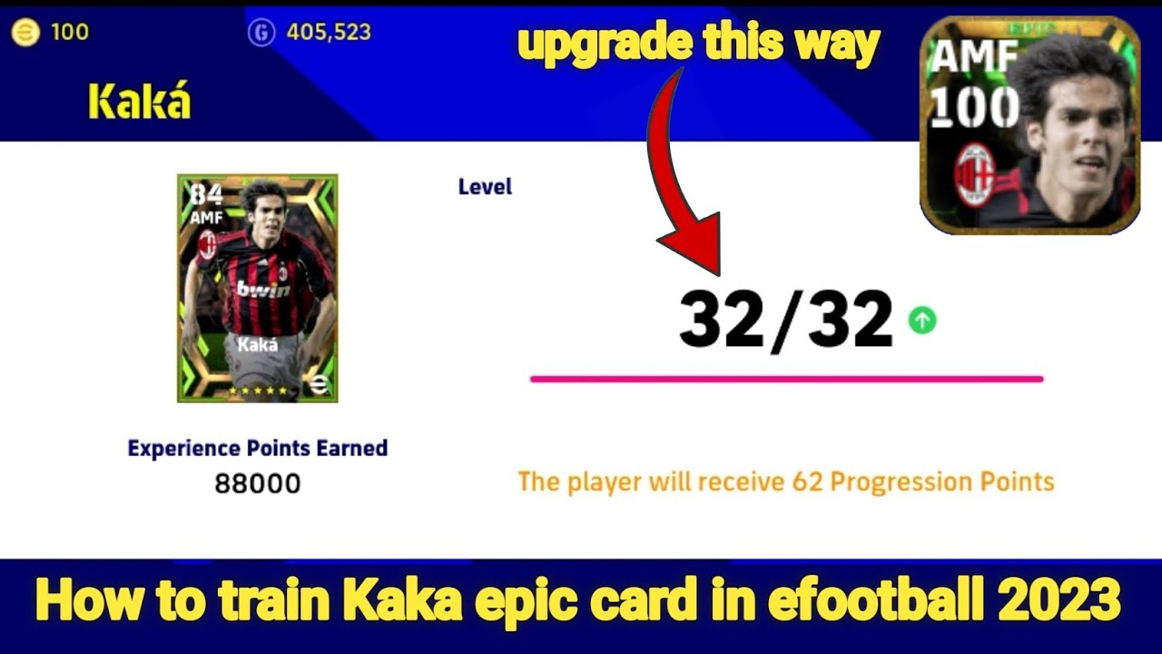 How to train Kaka Epic Card in efootball 2024! How to Max Kaka - YouTube