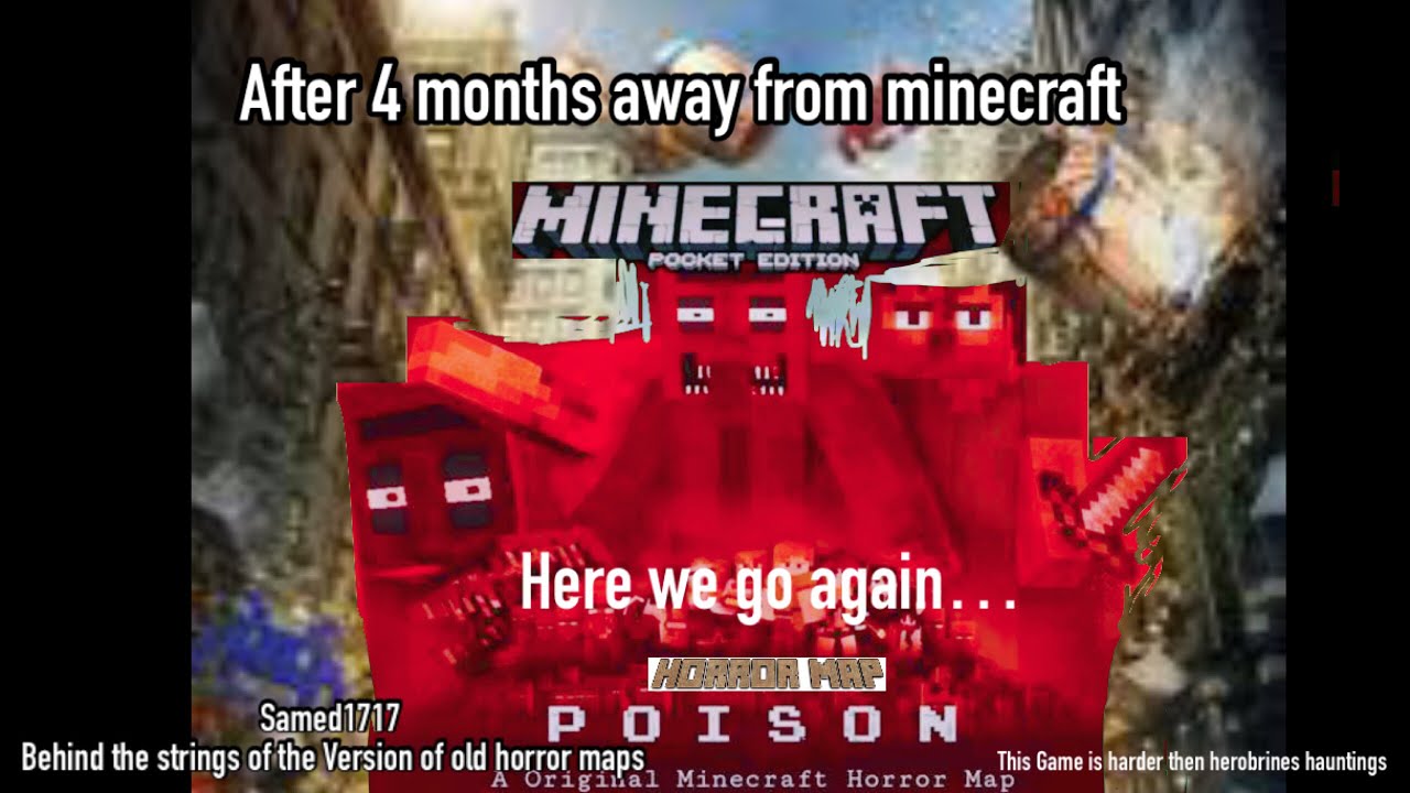 Poison Minecraft horror map - Pe pocket edition (The bad way) this game ...