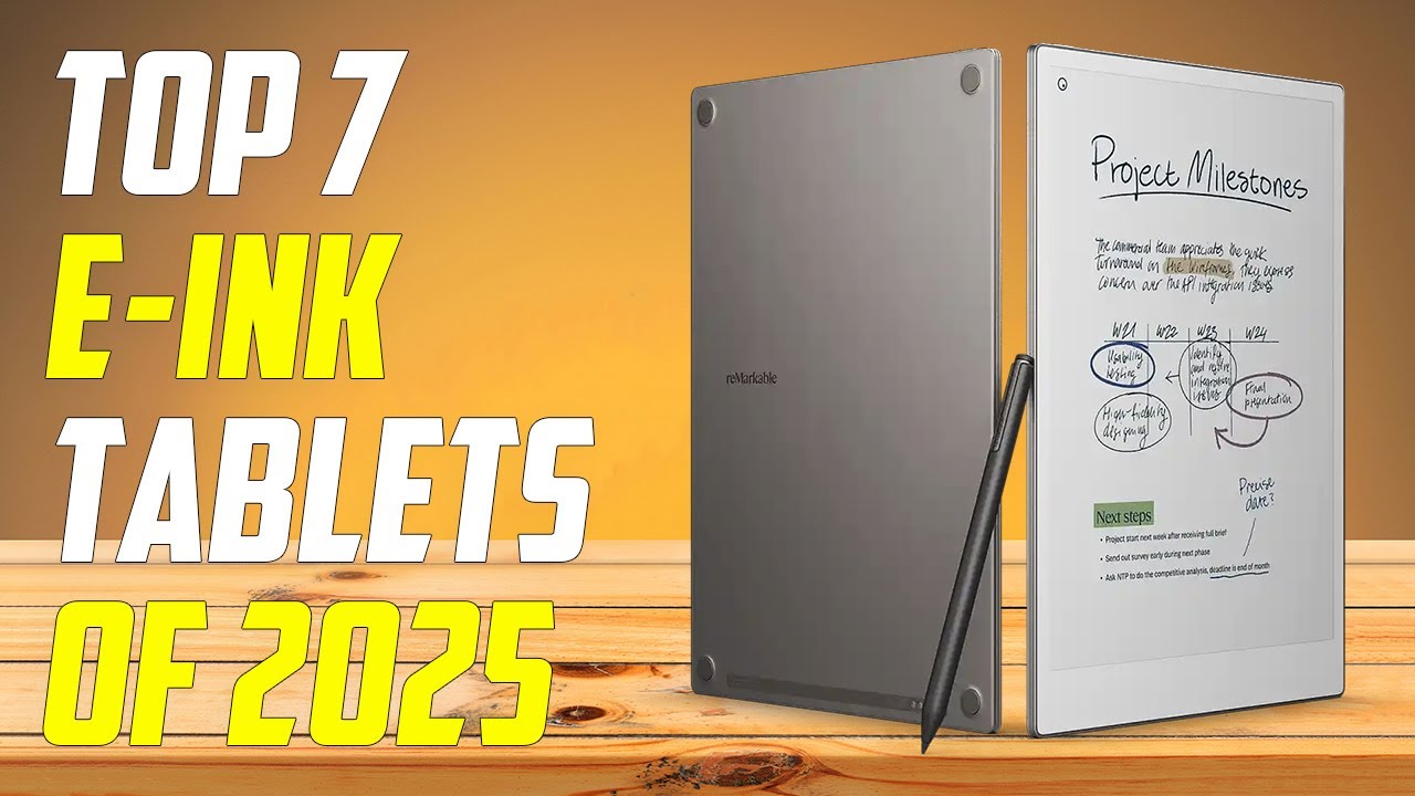 Top 7 Best E-Ink Tablets for 2025 - YouTube