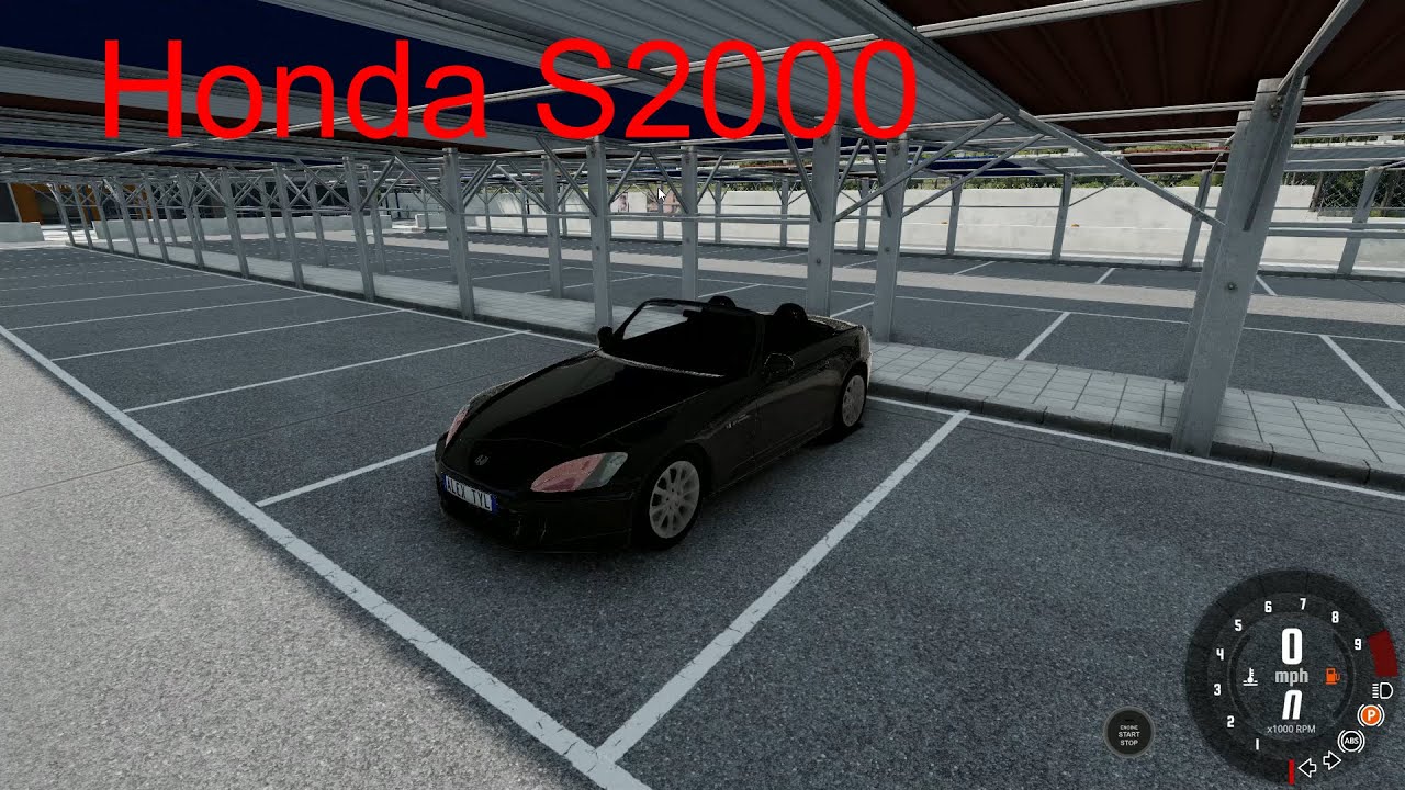 Honda S2000 test drive (WITH VTEC) - beamng drive mod - YouTube