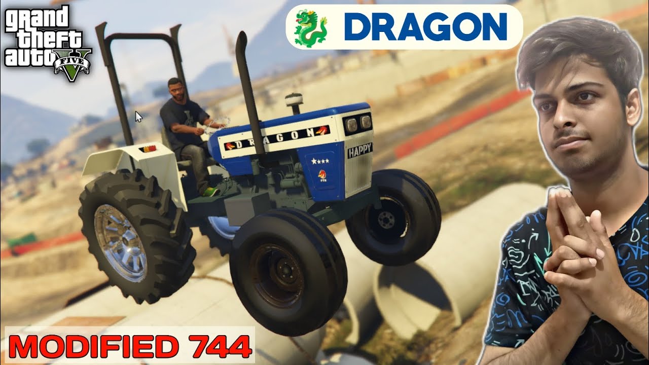 GTA 5 🐉dragon tractor | happy goldsmith gta 5 | fs 23 indian tractor ...