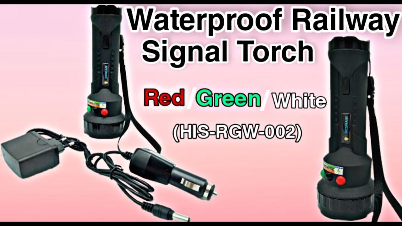 (HIS‐RGW‐002) Waterproof Railway Signal Light | Tricolor Red/Green ...