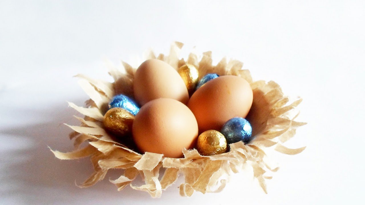 Create a Recycled Paper Nest Basket - DIY Home - Guidecentral - YouTube