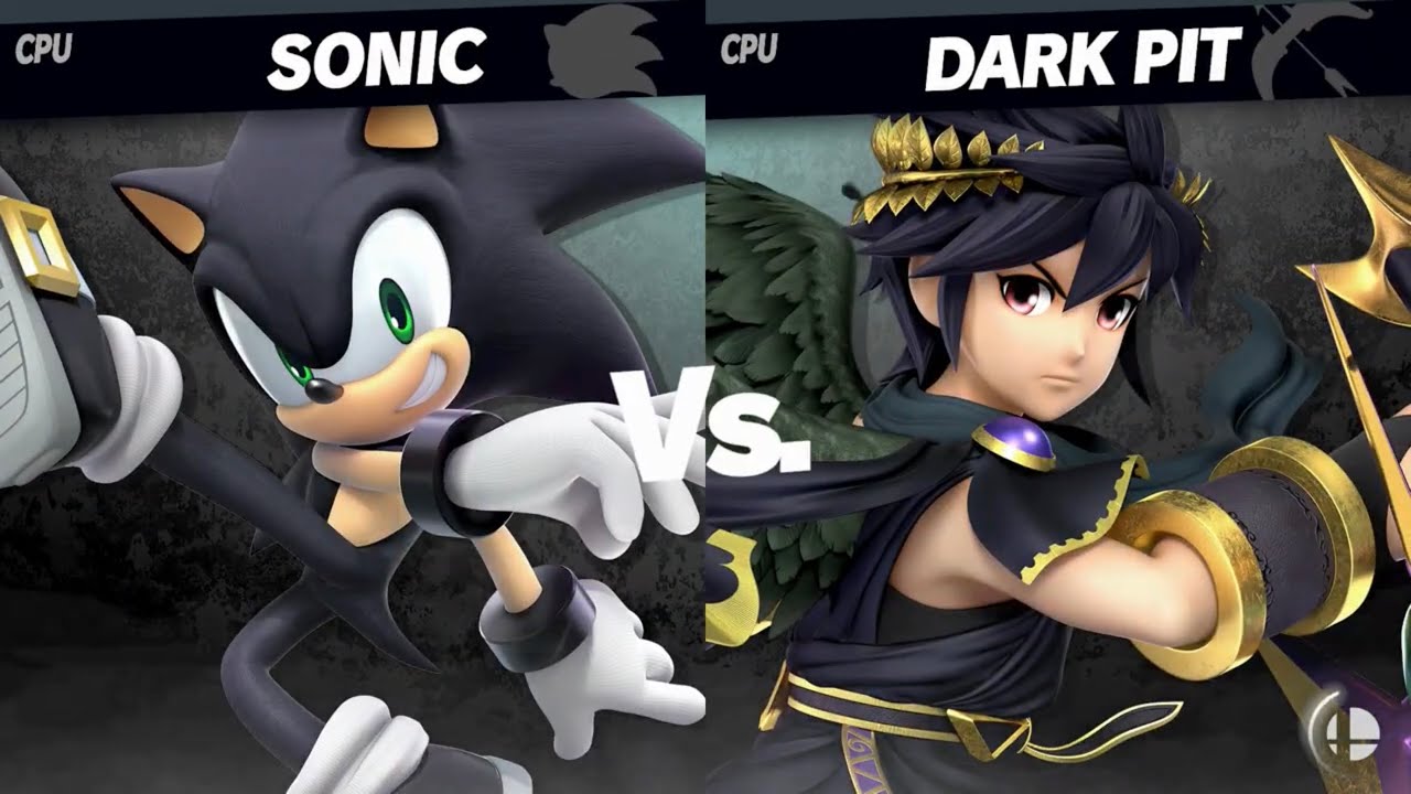 Super Smash Bros. Ultimate - Shadow vs Dark Pit - YouTube